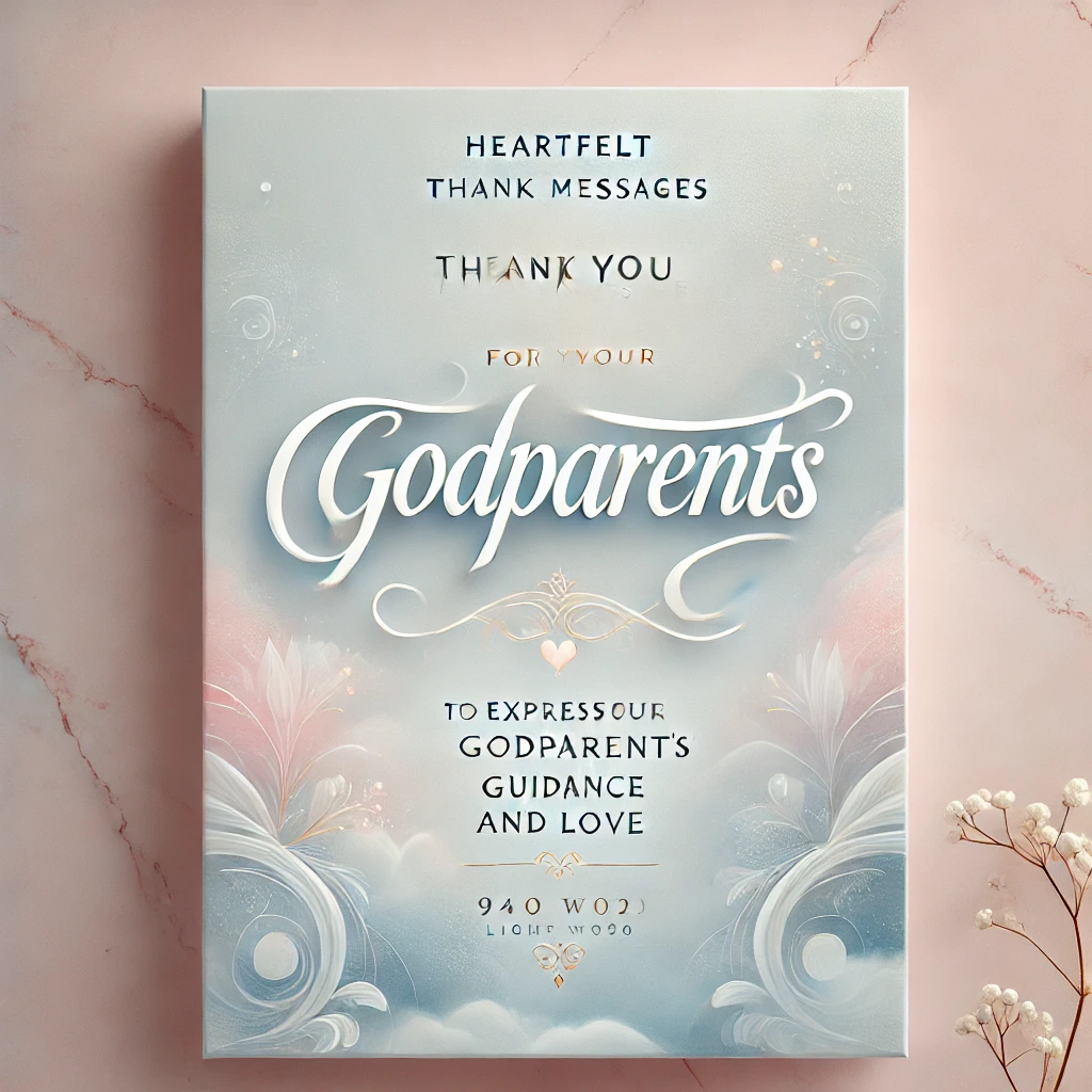 Short Thank You Messages For Godparents - thankwave.com