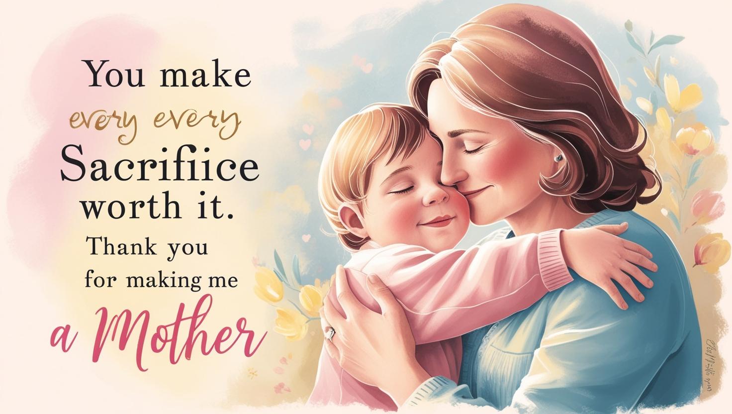 "Thank You for Making Me a Mother: Heartfelt Gratitude" - thankwave.com