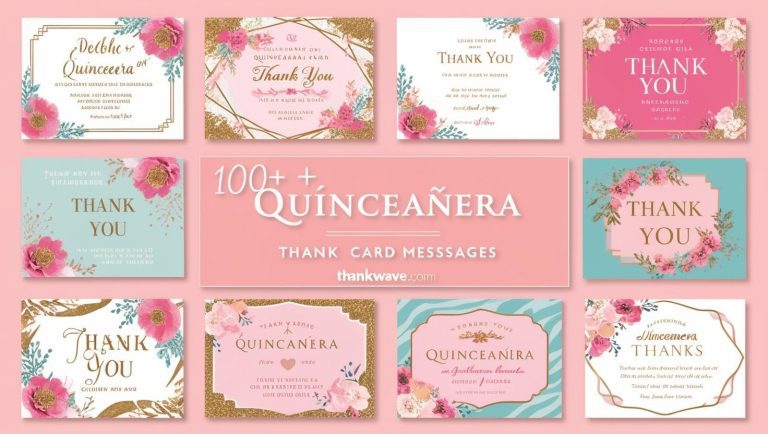 100+Quinceañera Thank You Cards Messages – Heartfelt Ways to Express ...