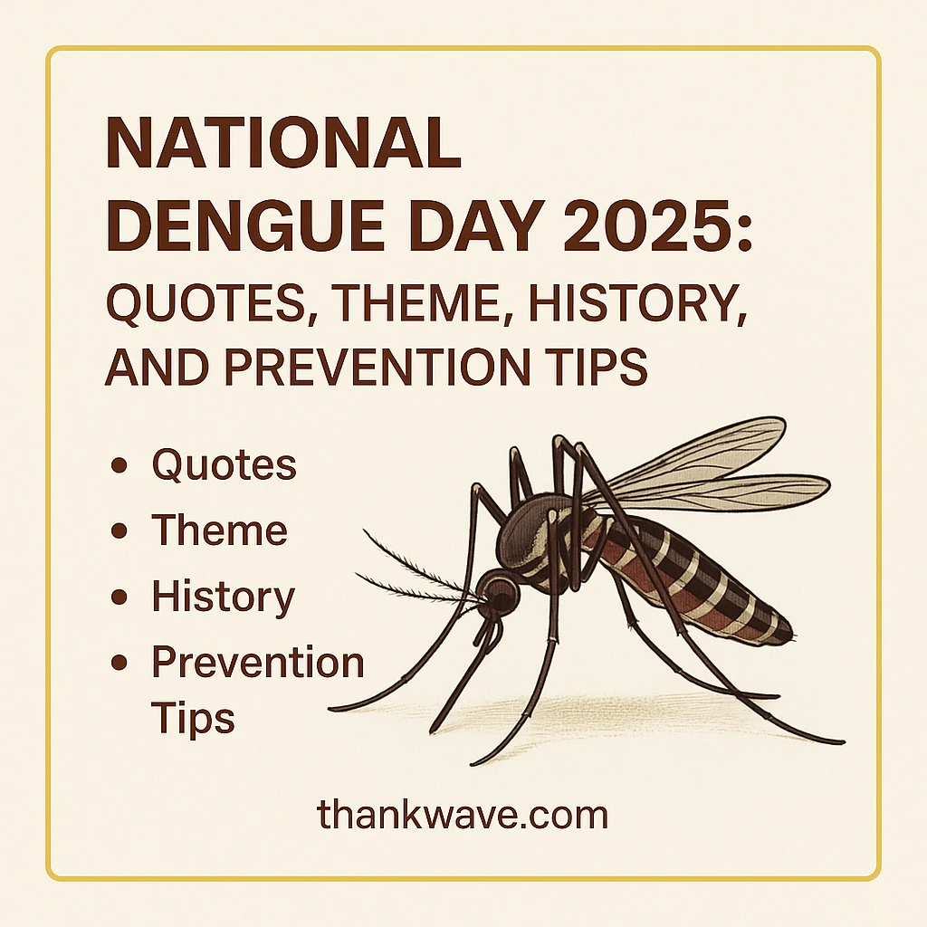 The Best National Dengue Day 2025: Quotes, Theme, History, and ...